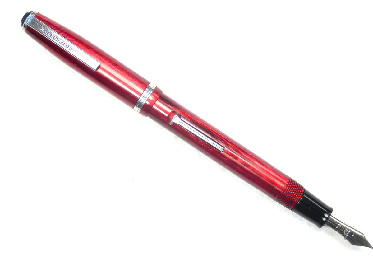 Esterbrook 'J' in Dubonnet Red. Full sized pen. 1948. – Collectablepens